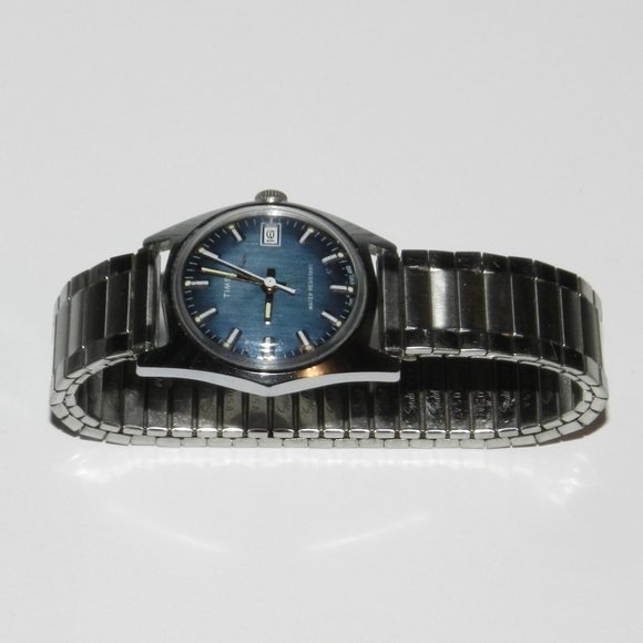 Timex | Accessories | Unisex Vintage Small Military Timex Navy Blue ...